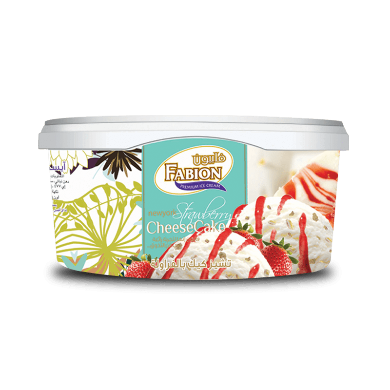 Fabion Strawberry Cheese Cake Ice Cream - Awal Dairy