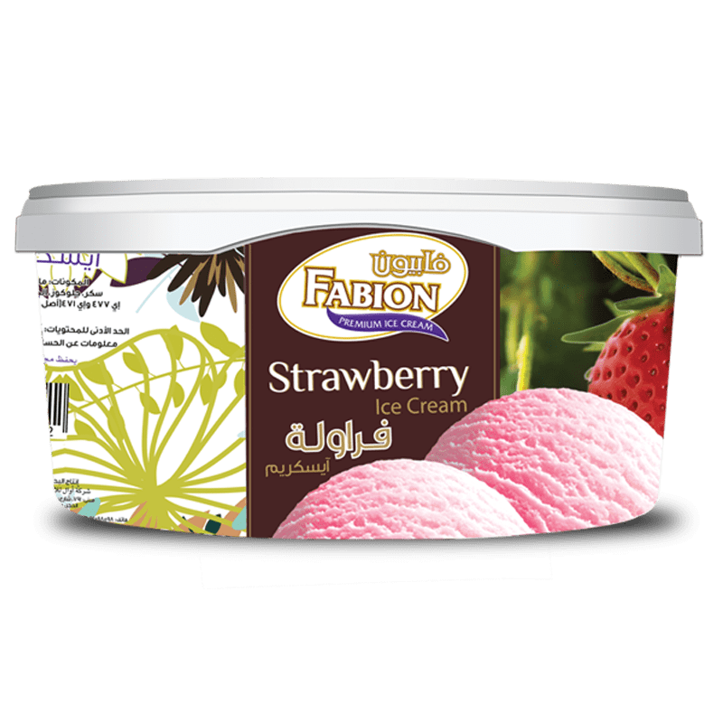 Fabion Strawberry Ice Cream - Awal Dairy